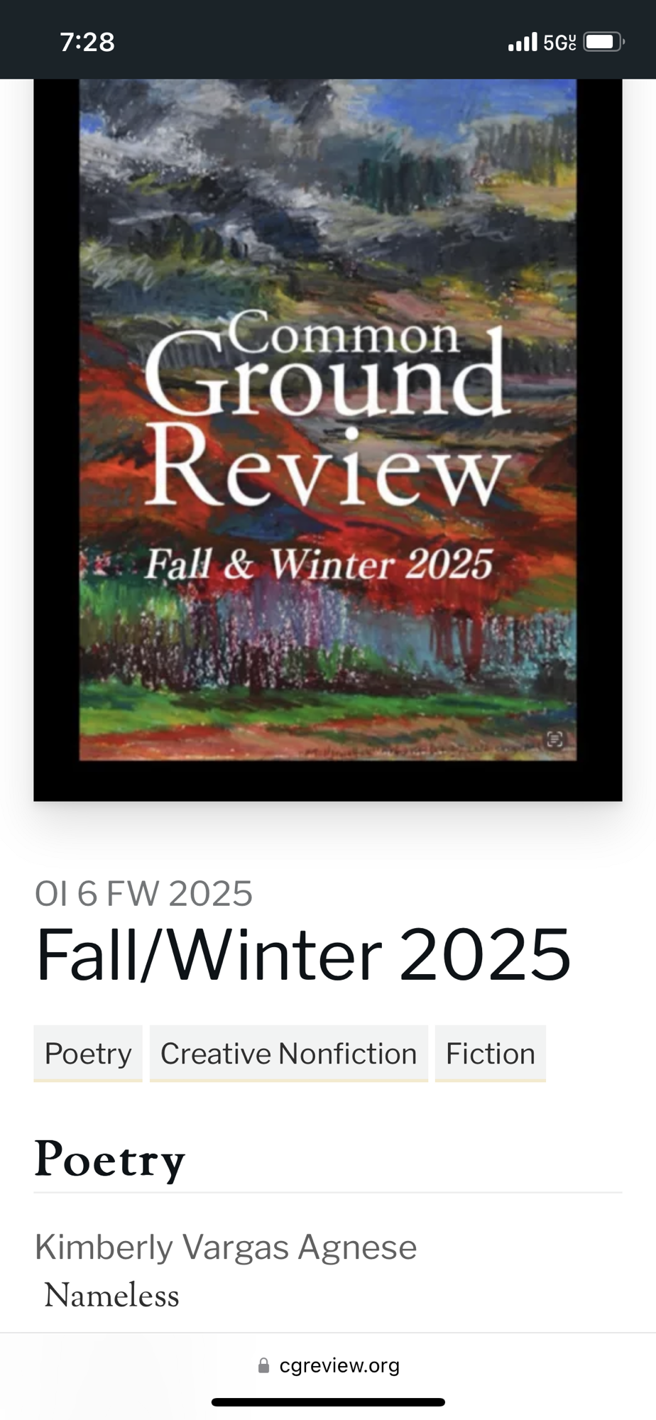 Common Ground Review just published one of my poems:) – Moccasins at ...