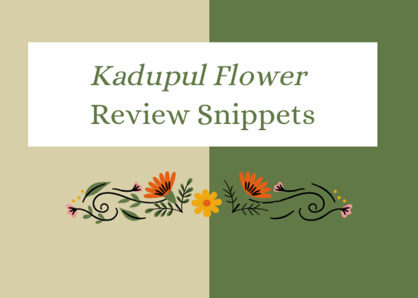 Kadupul Flower Reviews – Moccasins at Meadow Arc